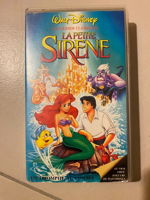 CASSETTE VHS DISNEY « La Petite Sirène » EUR 10,00 - PicClick FR